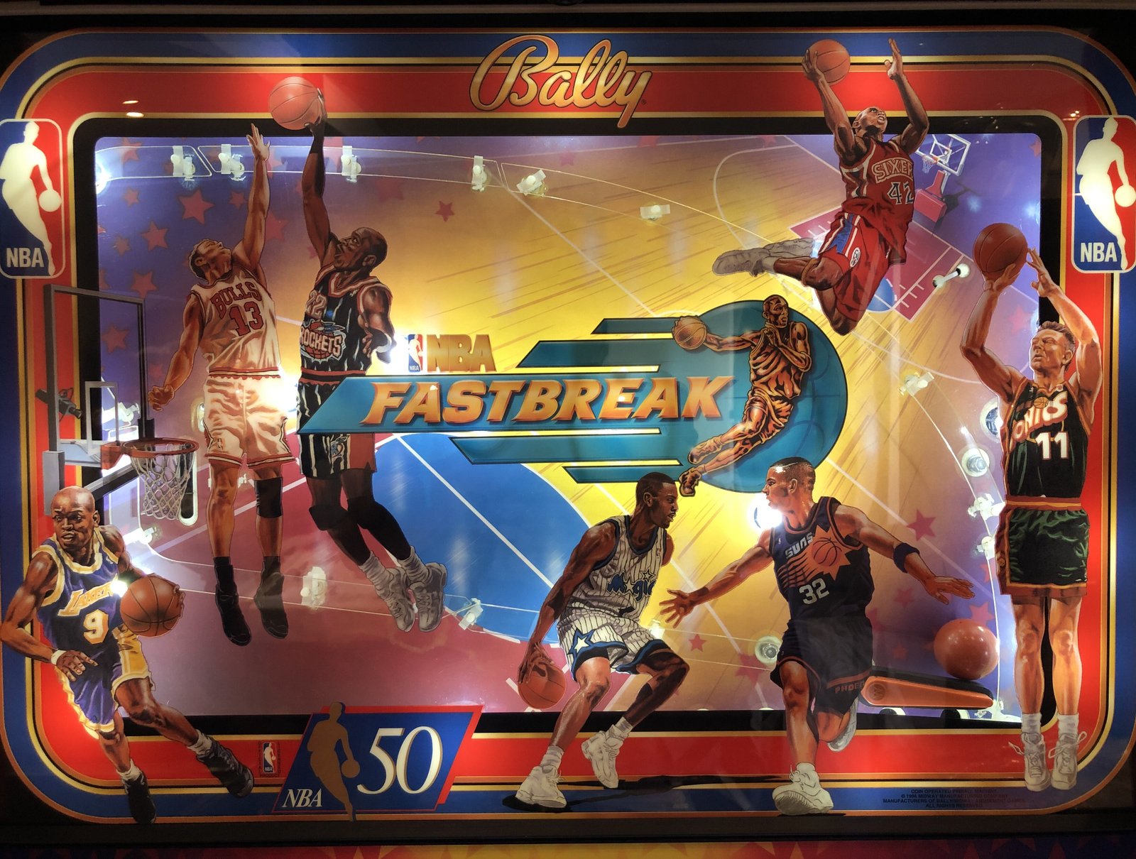NBA Fastbreak pinball machine | Bally | Review