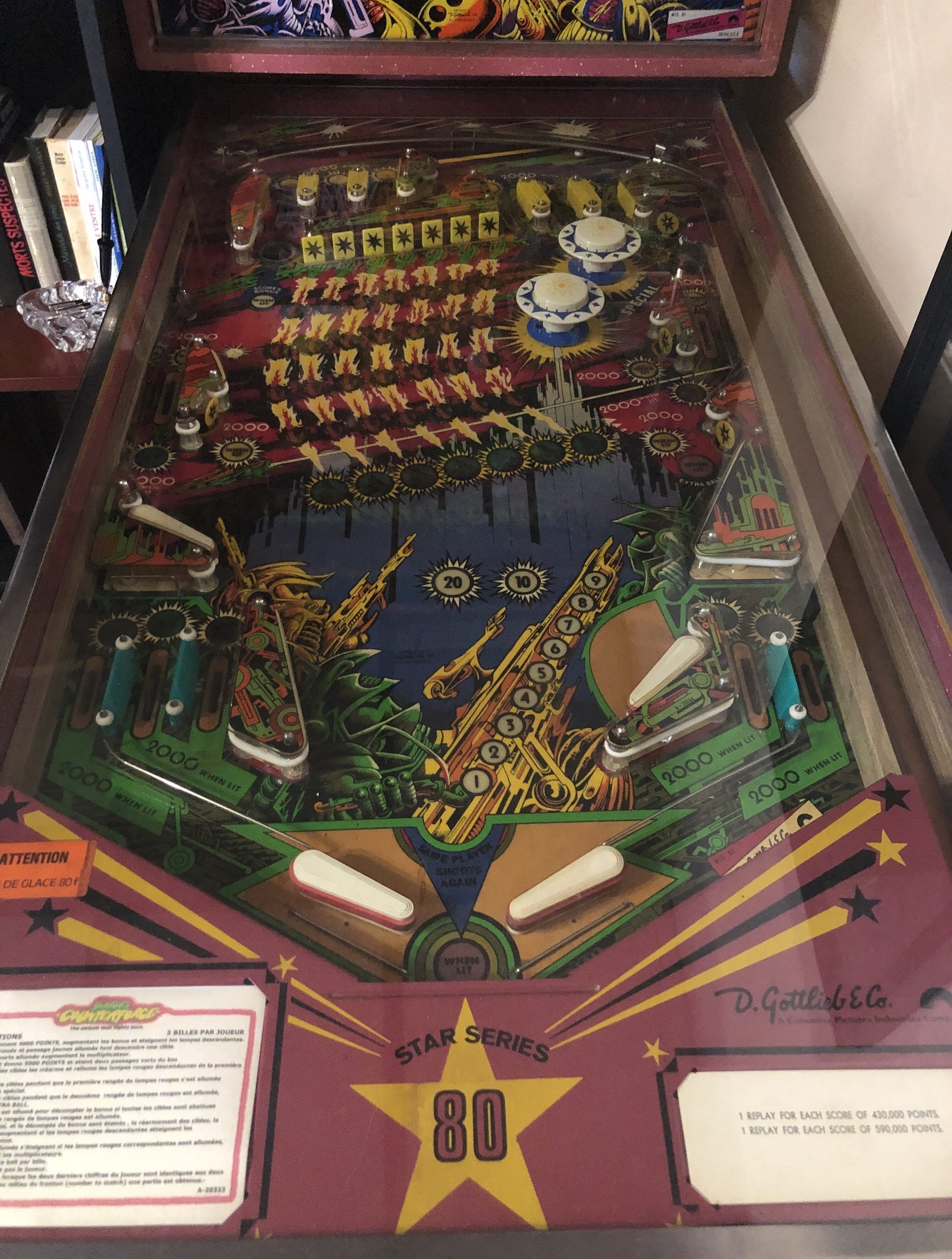 Counterforce pinball machine | Gottlieb | Review
