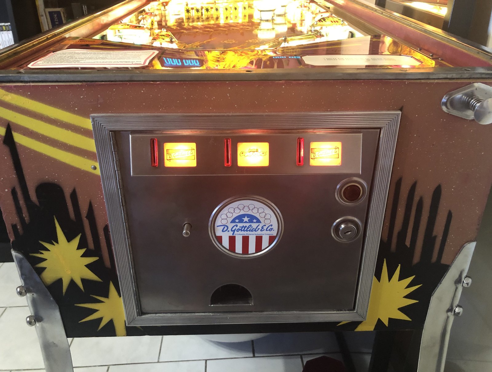 Counterforce pinball machine | Gottlieb | Review
