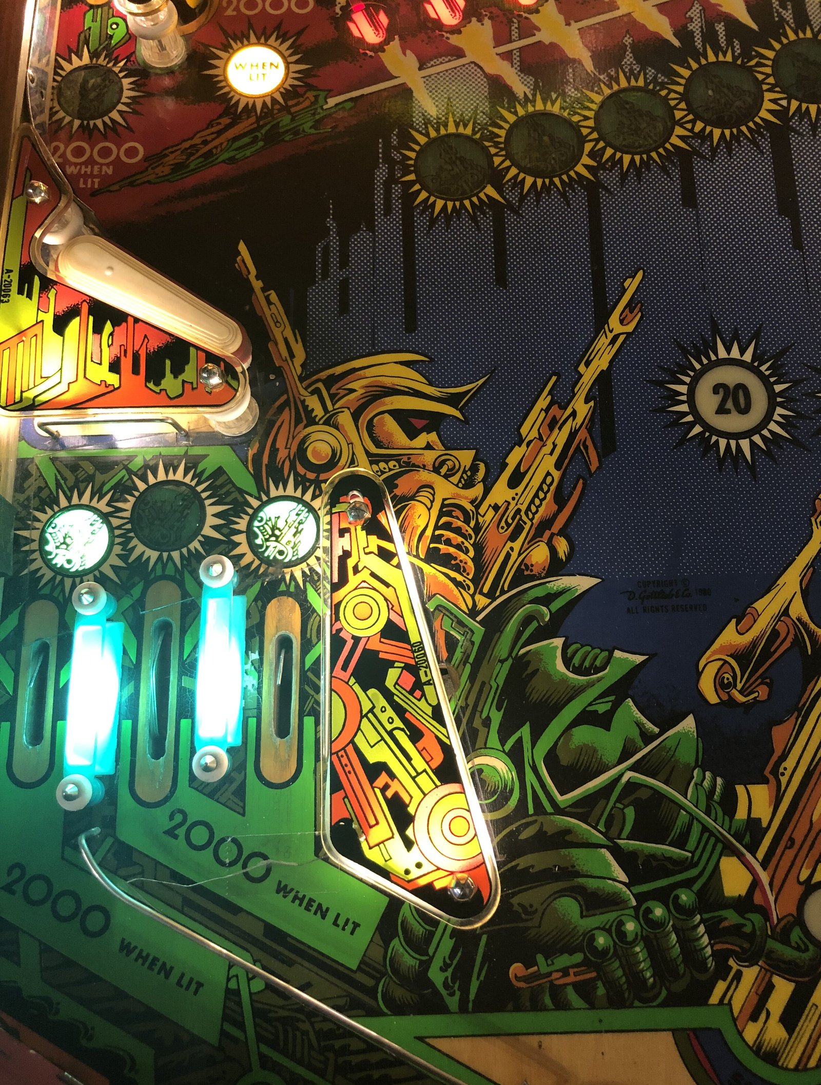 Counterforce pinball machine | Gottlieb | Review