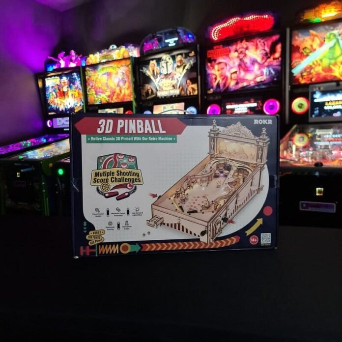 Flipper ROKR en bois - 3D Pinball